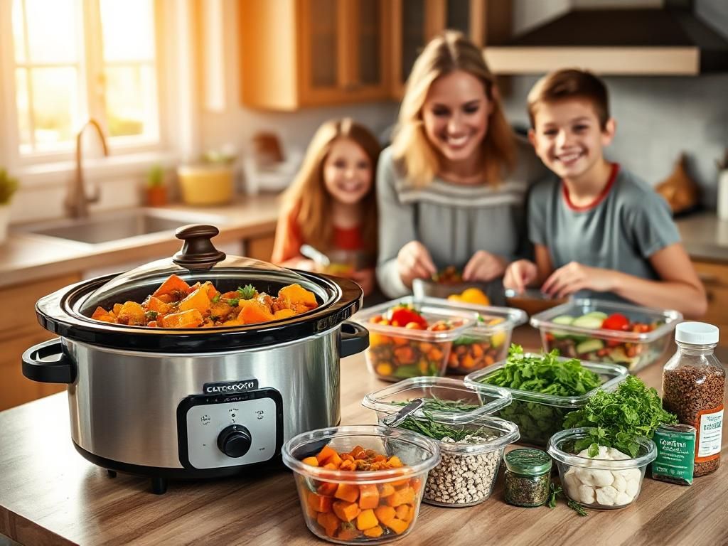 Delicious healthy slow cooker meals for easy meal prep. - BitenBalance.com